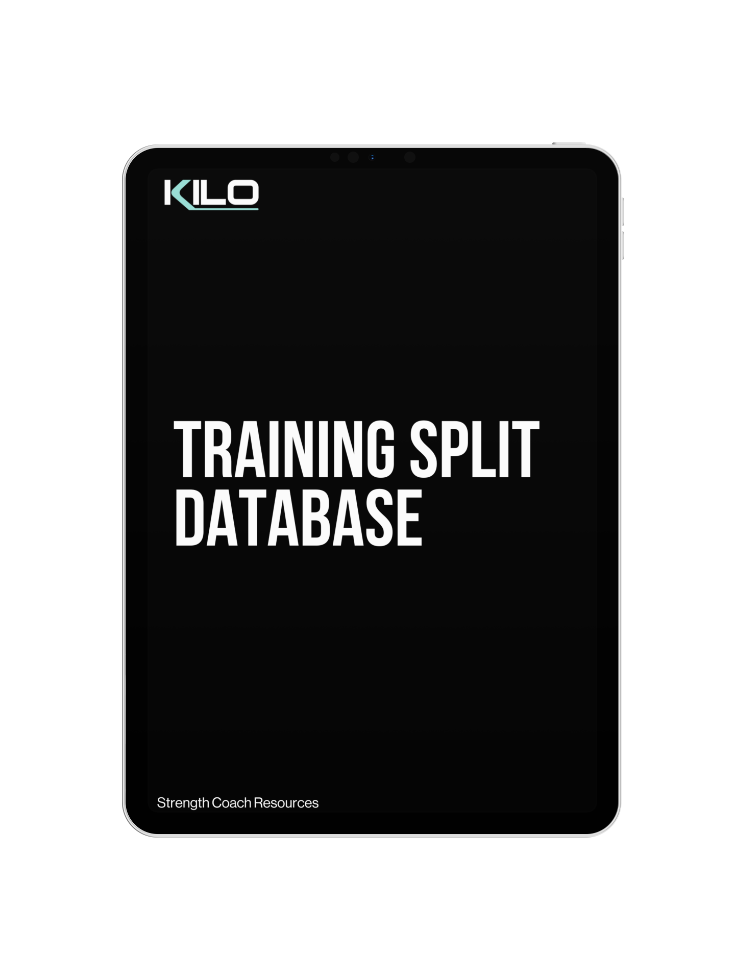 Training Split Database KILO Strength Society training-split-database-kilo-strength-society
